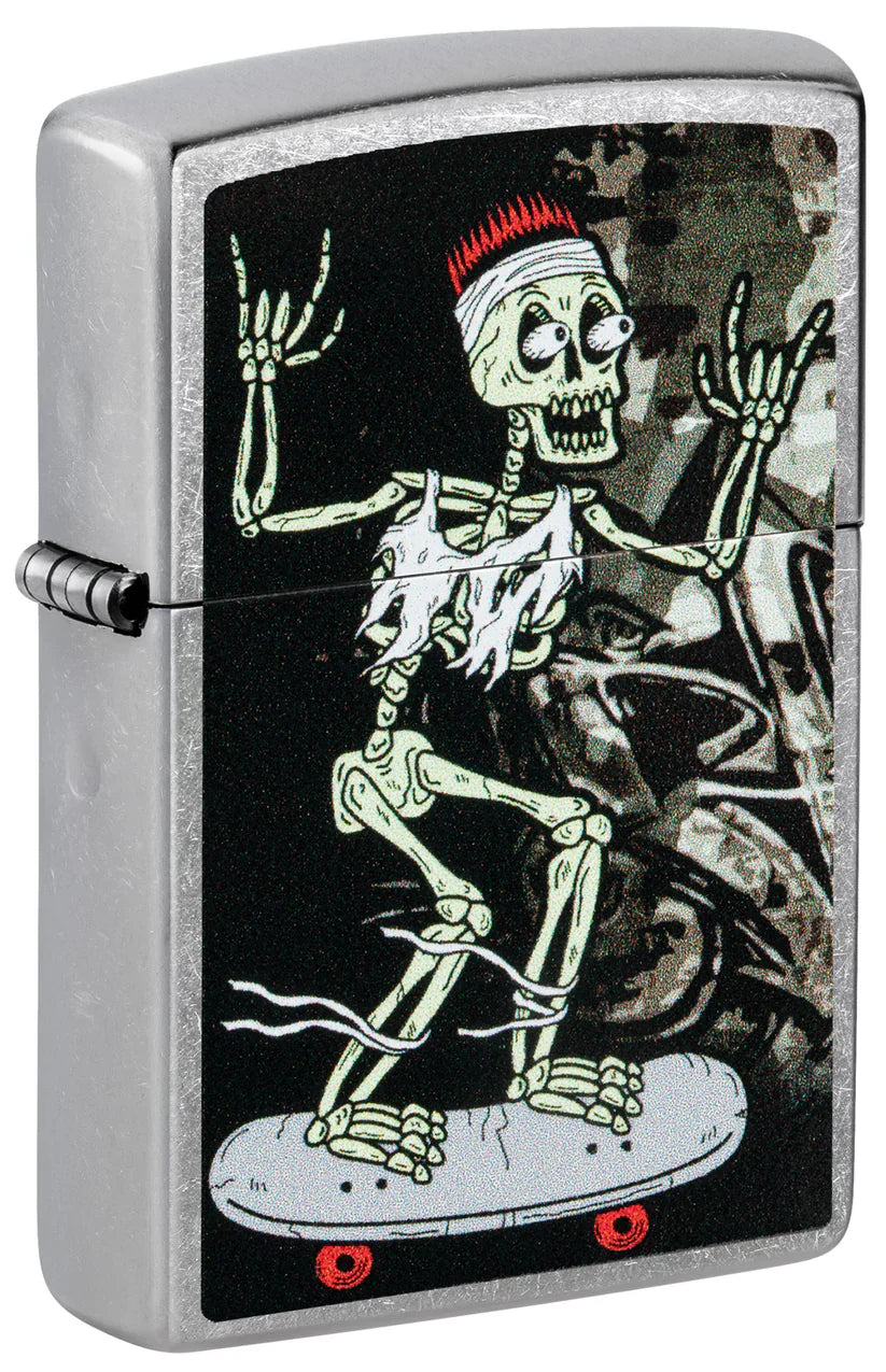 Zippo Lighter - Skateboarder Skeleton – Lighter USA Wholesale